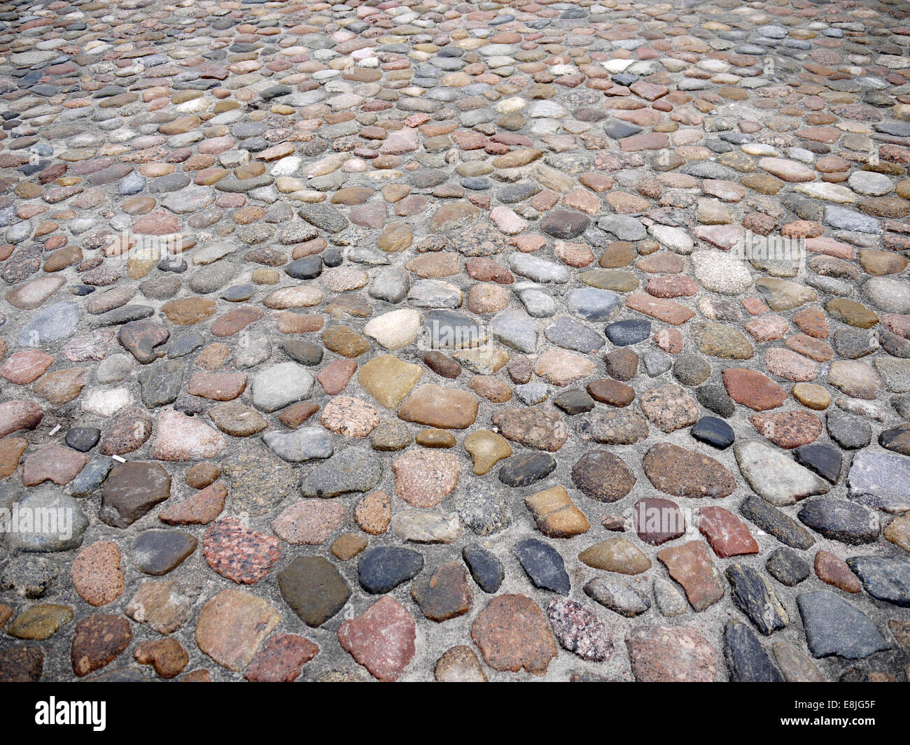 Cobblestones on a square Stock Photo - Alamy