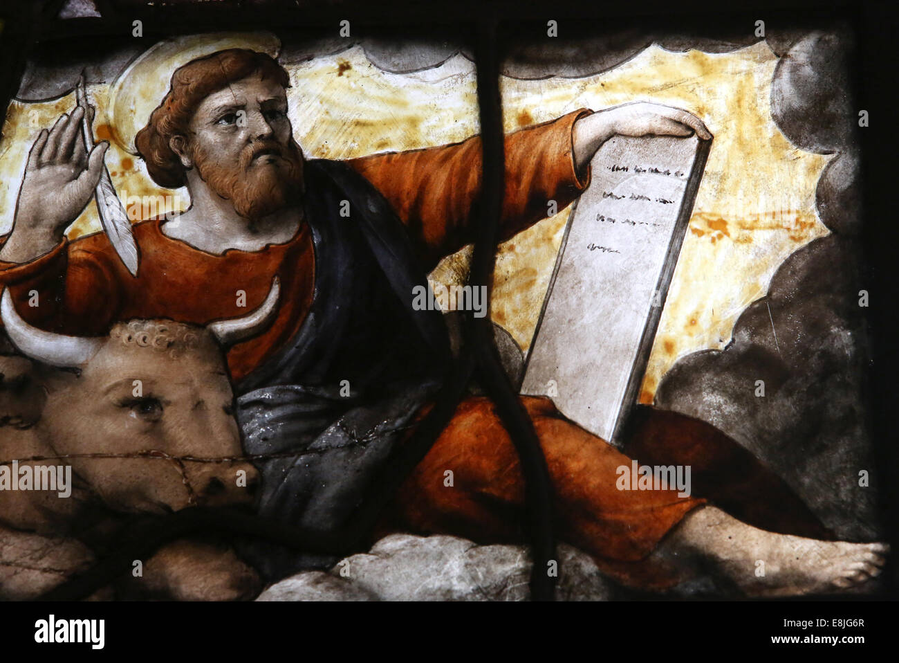 Saint Etienne du Mont church. Saint-Luke Stock Photo - Alamy
