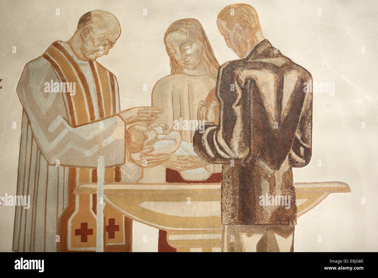 Baby baptism roman catholic hi-res stock photography and images - Alamy