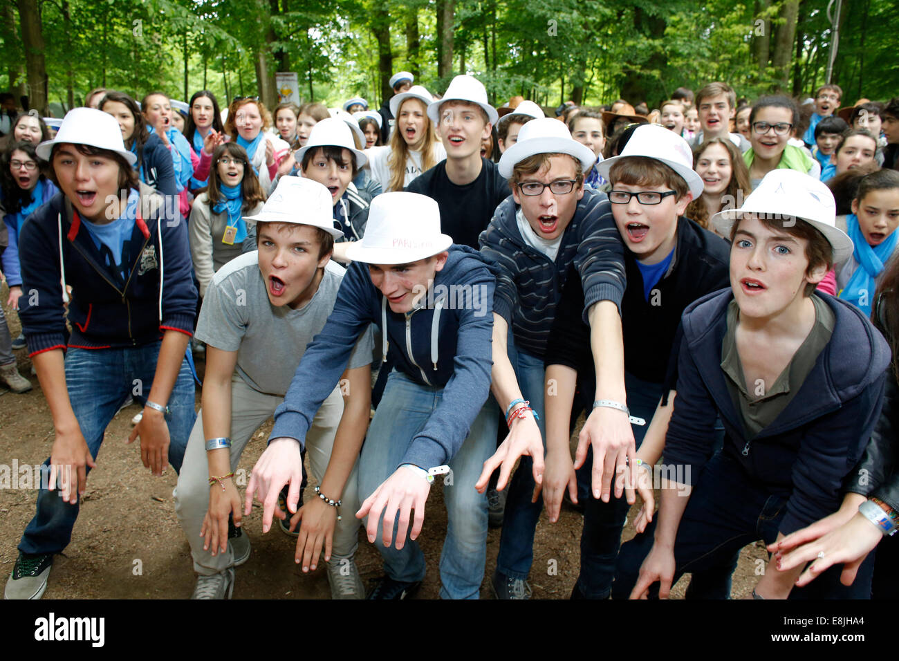 FRAT young catholics' gathering Stock Photo - Alamy