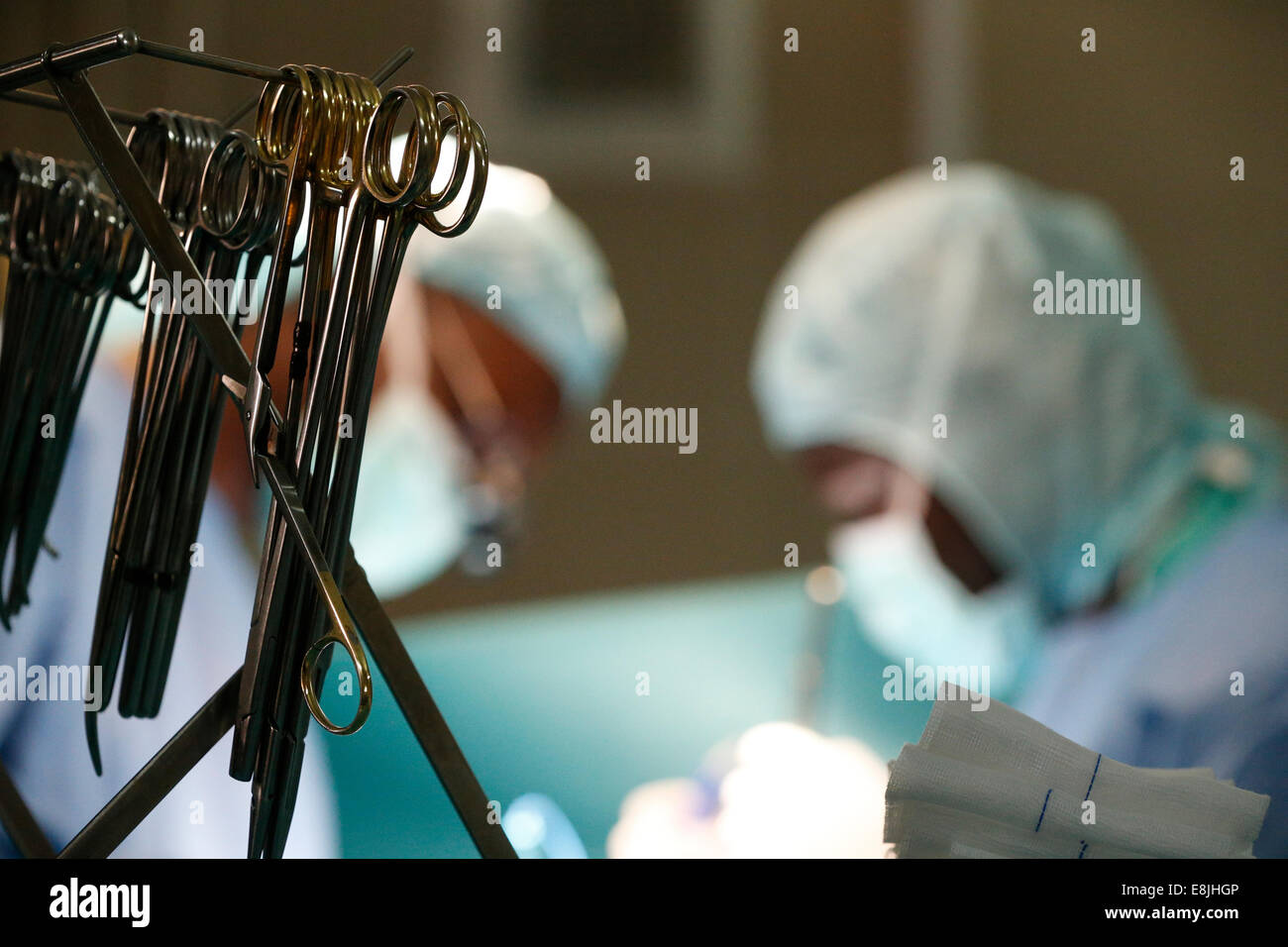 Surgical instruments. Operating theatre. Fann hospital Stock Photo - Alamy