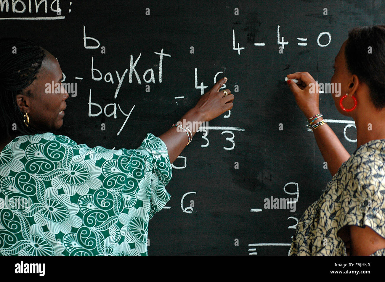Women's literacy class Stock Photo - Alamy