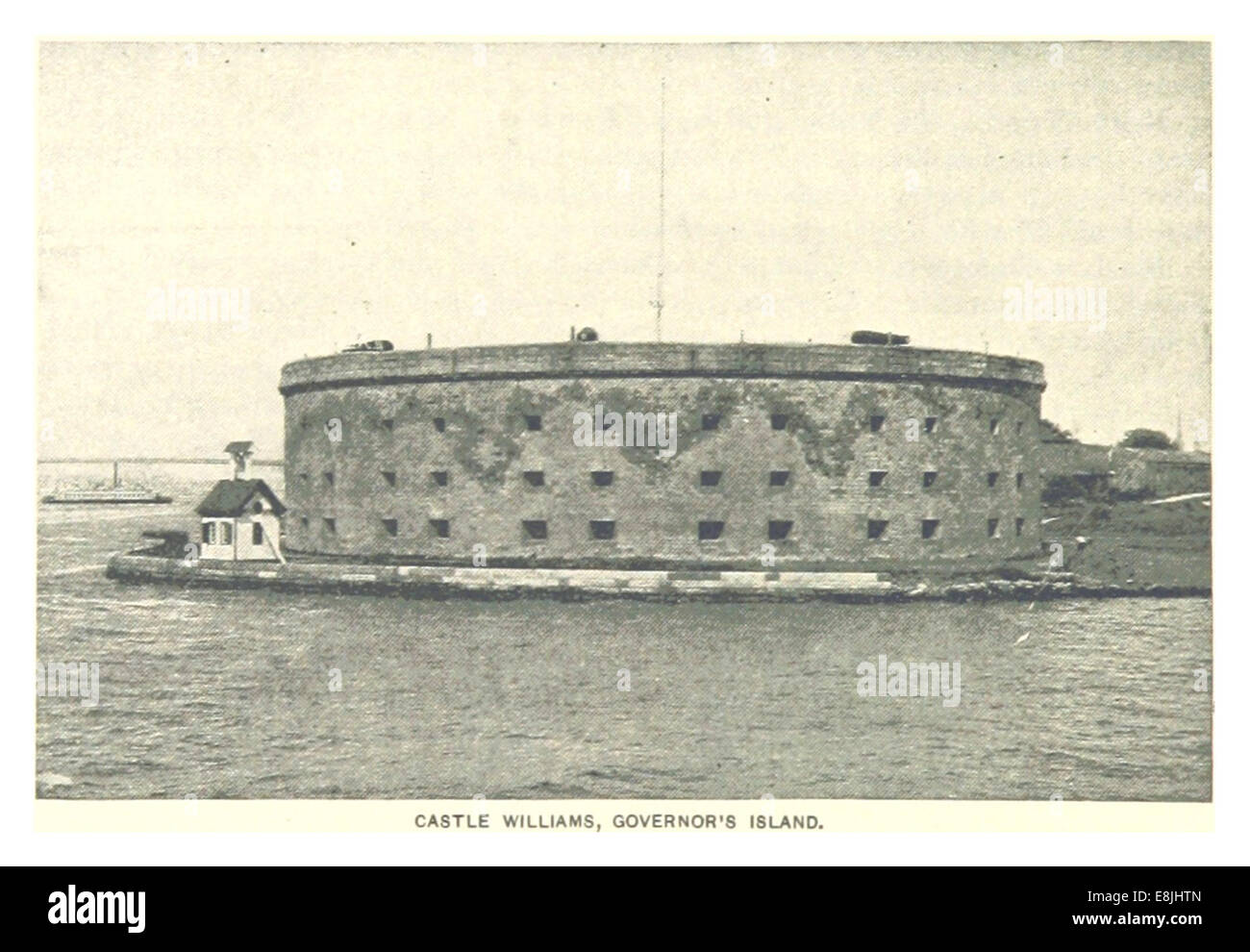 This 1893 illustration by King depicts Castle Williams on Governor’s ...