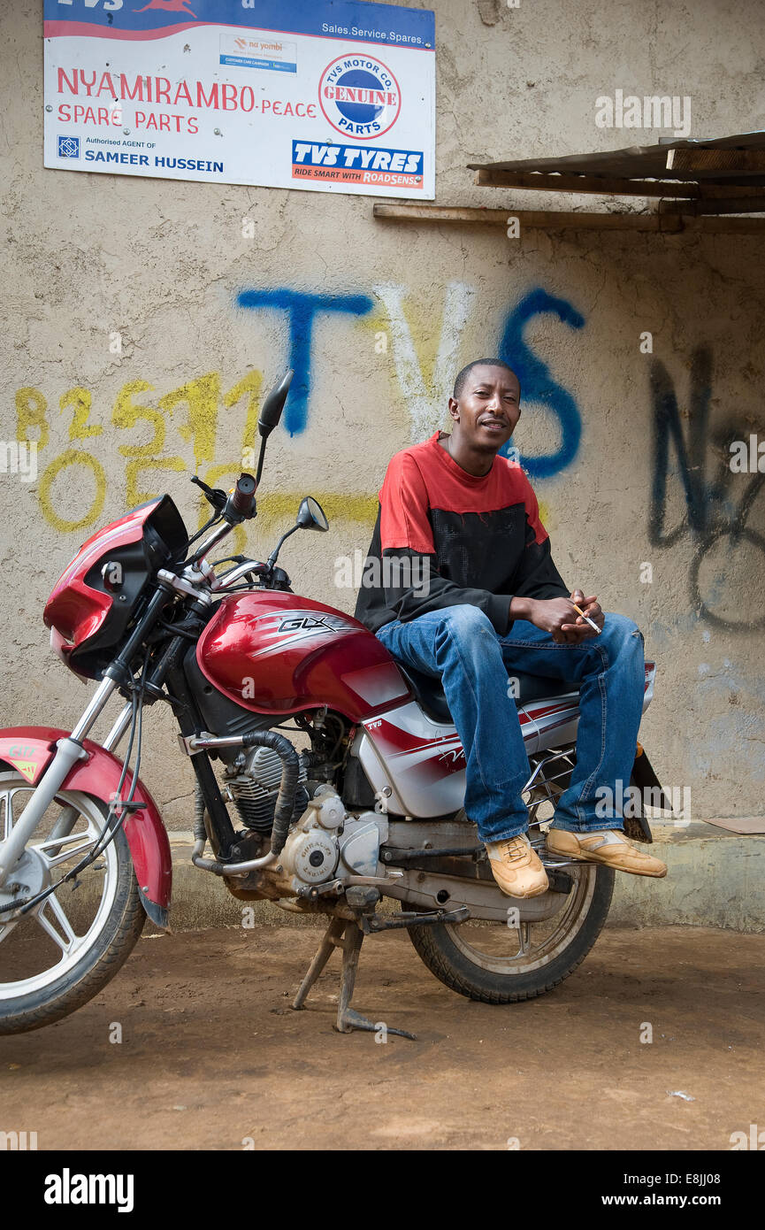 RWANDA, KIGALI: Streets in the city are very lively and people often ...