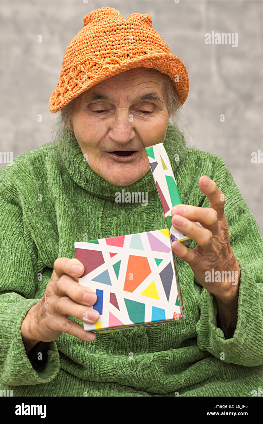 Surprised grandma hi-res stock photography and images - Alamy