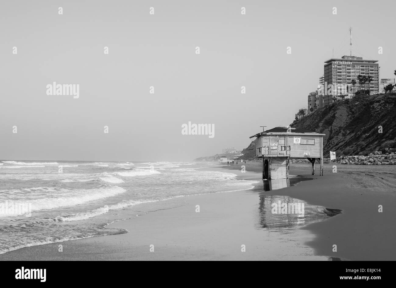 The Natanya beach, Israel Stock Photo - Alamy