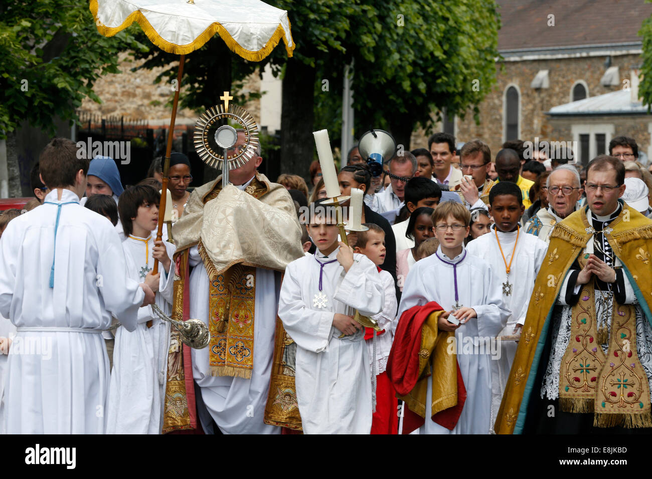 Procession of the holy host hi-res stock photography and images - Alamy