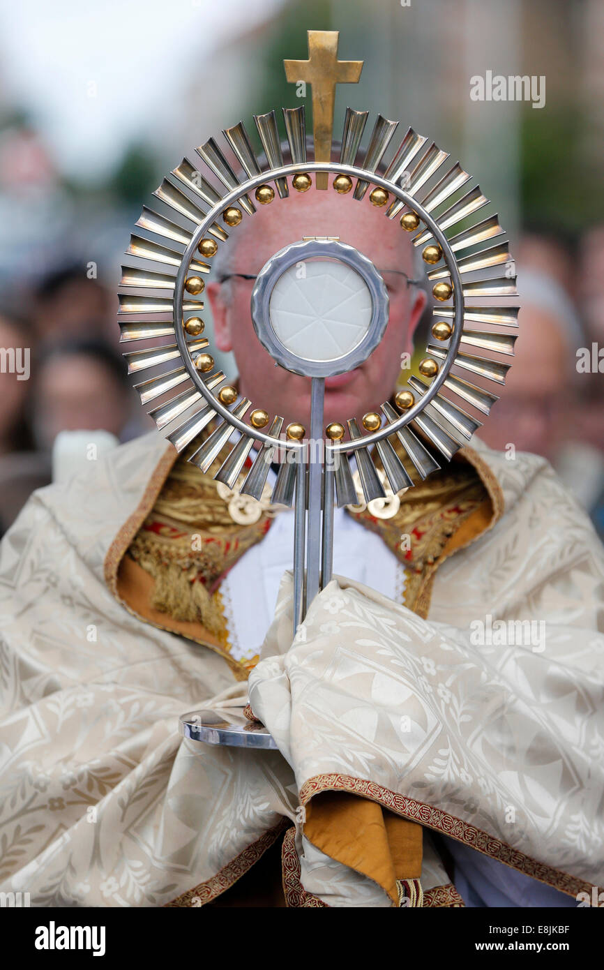 Procession of the holy host hi-res stock photography and images - Alamy