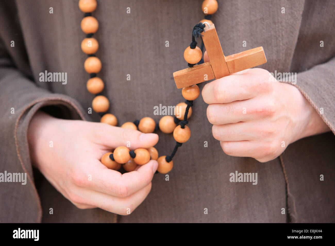 Christian monk prayer hi-res stock photography and images - Alamy