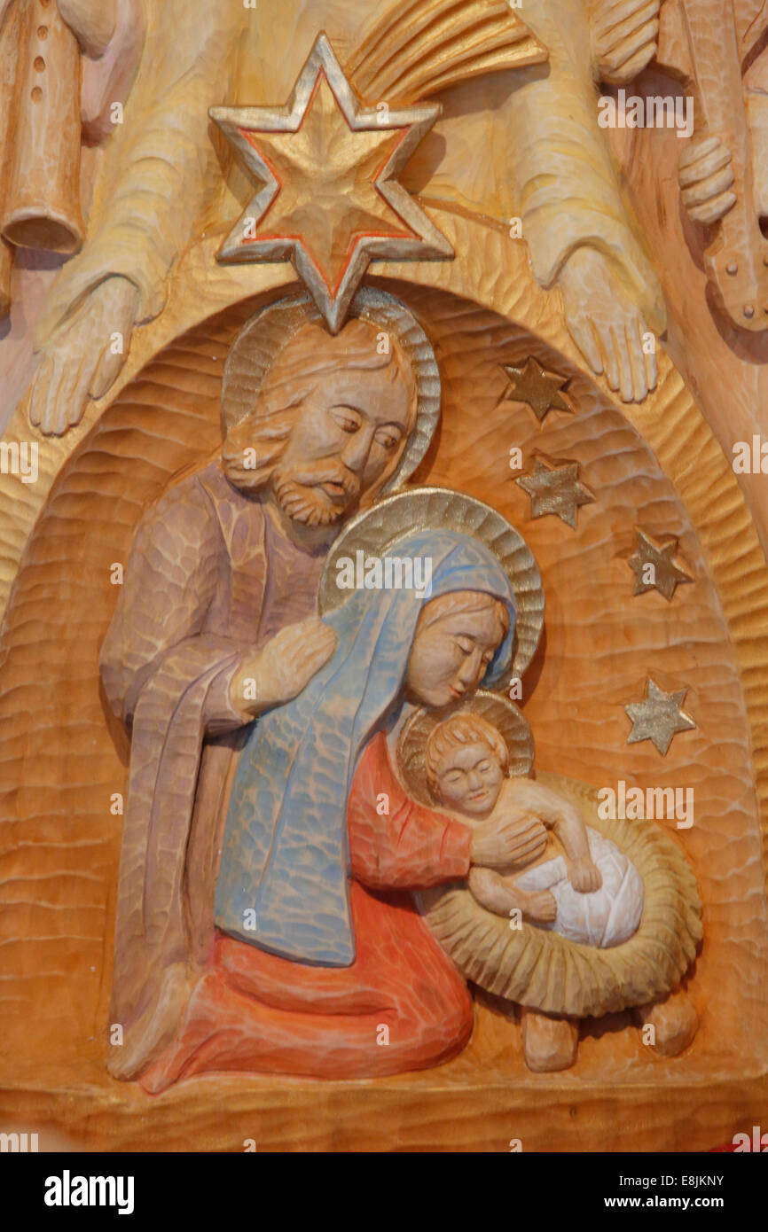 Polish Nativity scene Stock Photo - Alamy