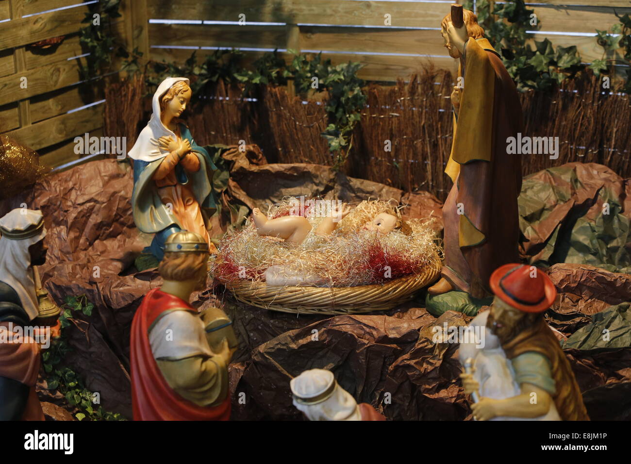 Crib christmas hi-res stock photography and images - Alamy