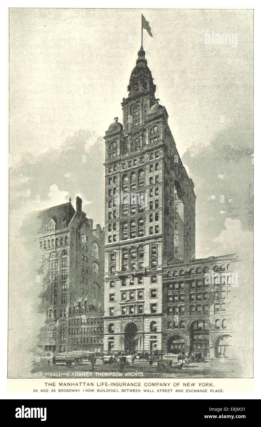 Manhattan Broadway Vintage Building High Resolution Stock Photography ...