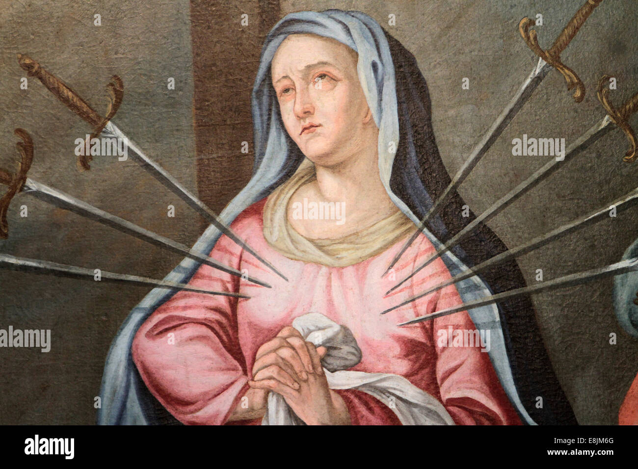 Our lady of sorrows painting hi-res stock photography and images - Alamy
