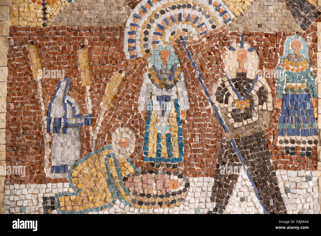 Depiction of Moses saved from the waters Stock Photo - Alamy