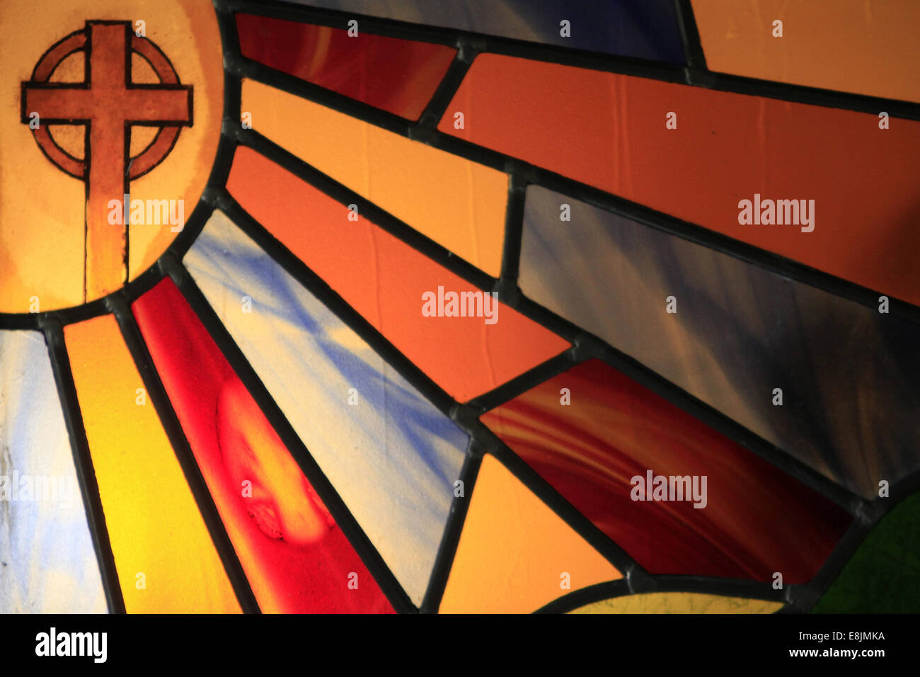 Stained glass on a tabernacle Stock Photo - Alamy