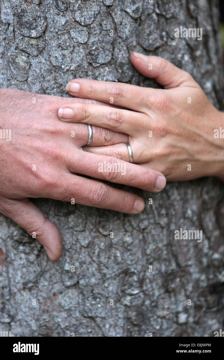 Union of two people Stock Photo - Alamy