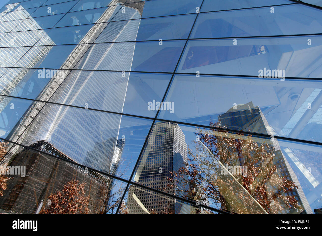 Ground Zero. Freedom Tower construction site Stock Photo - Alamy
