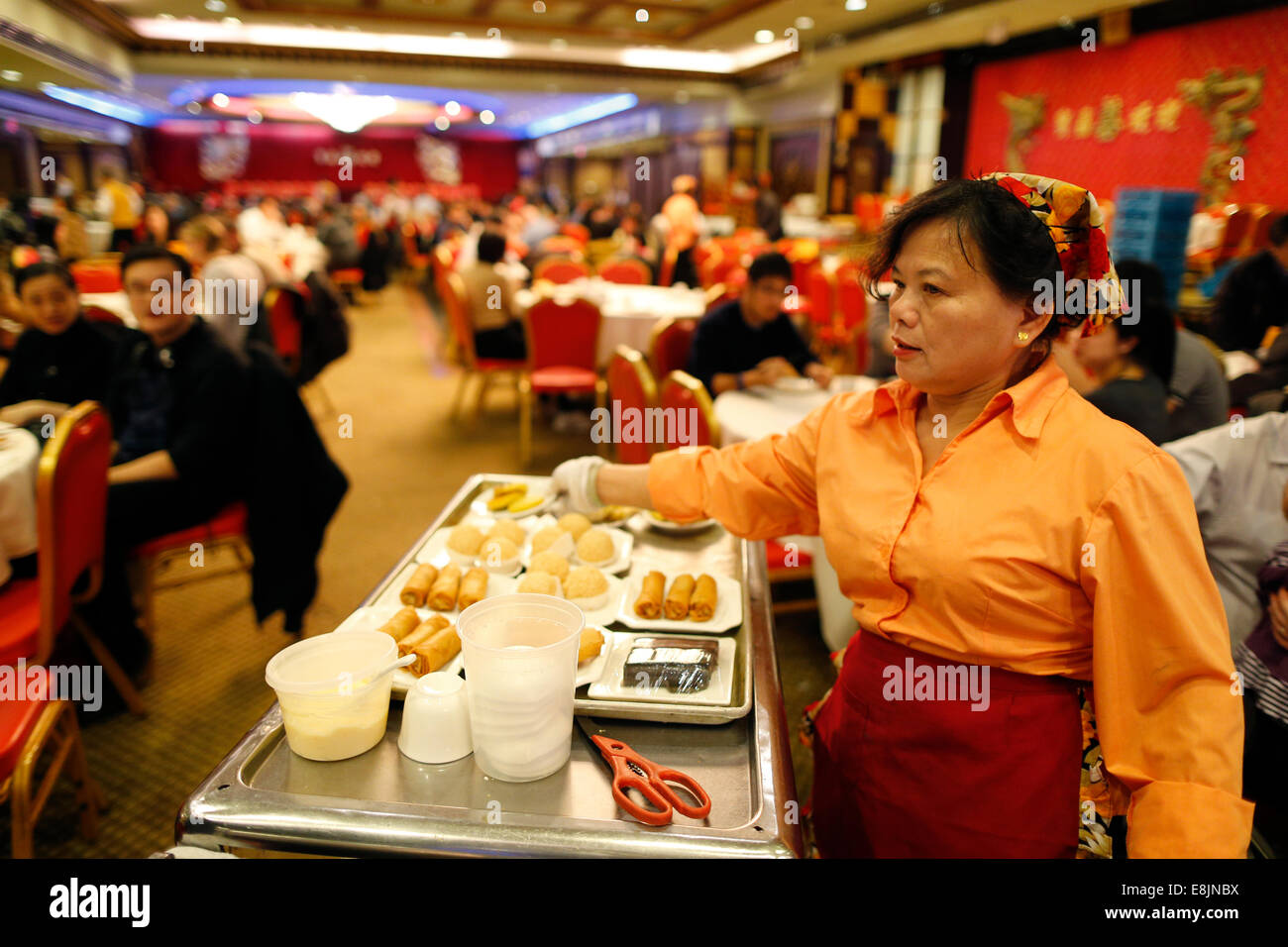 Chinese restaurant. Chinatown in Manhattan Stock Photo - Alamy