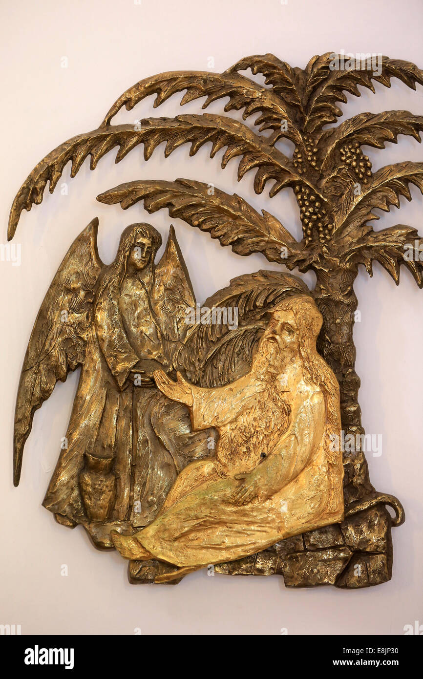 Prophet Elijah. Mount Carmel Stock Photo - Alamy