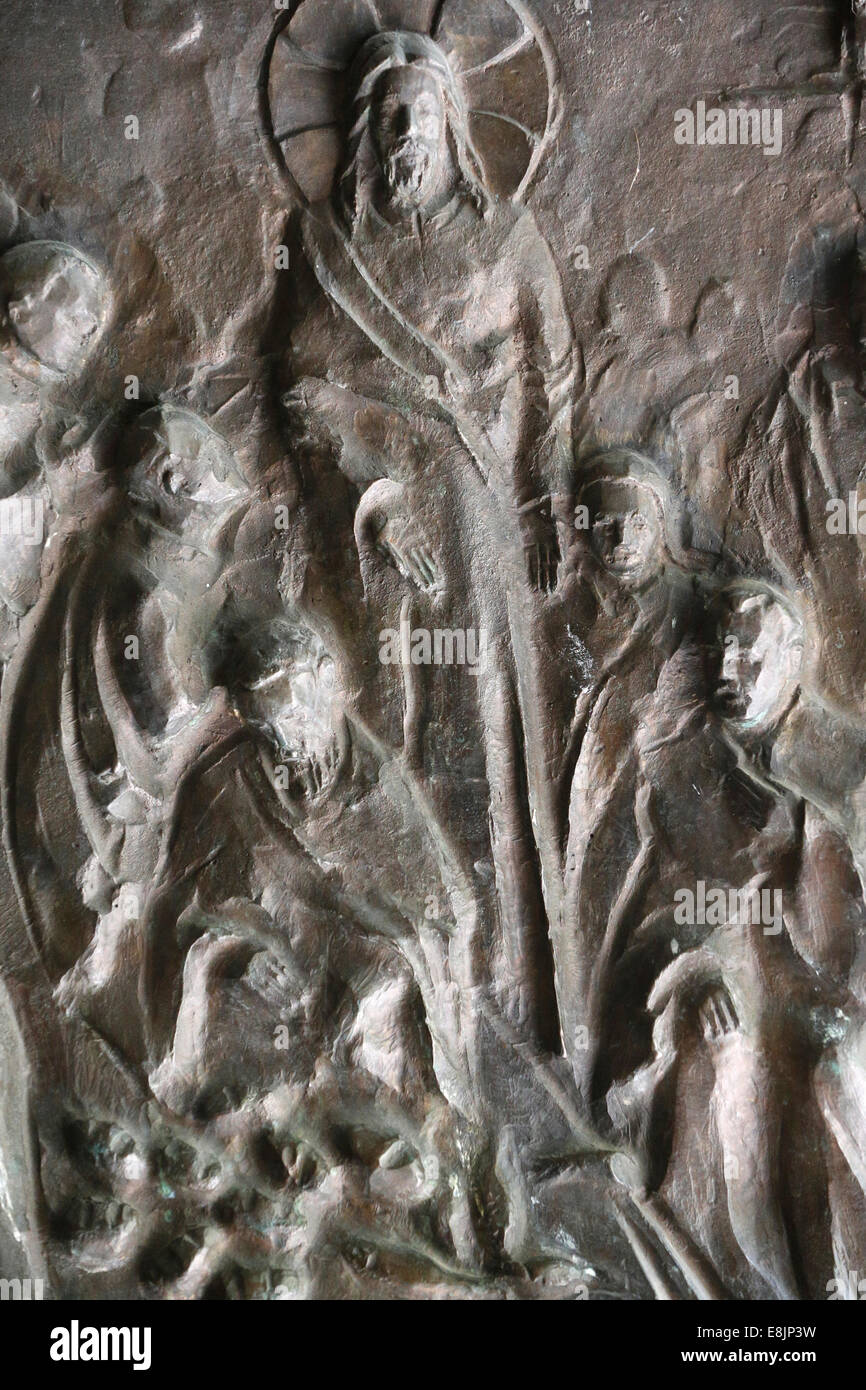 Church of St Peter's Primacy. Jesus and the apostles Stock Photo - Alamy