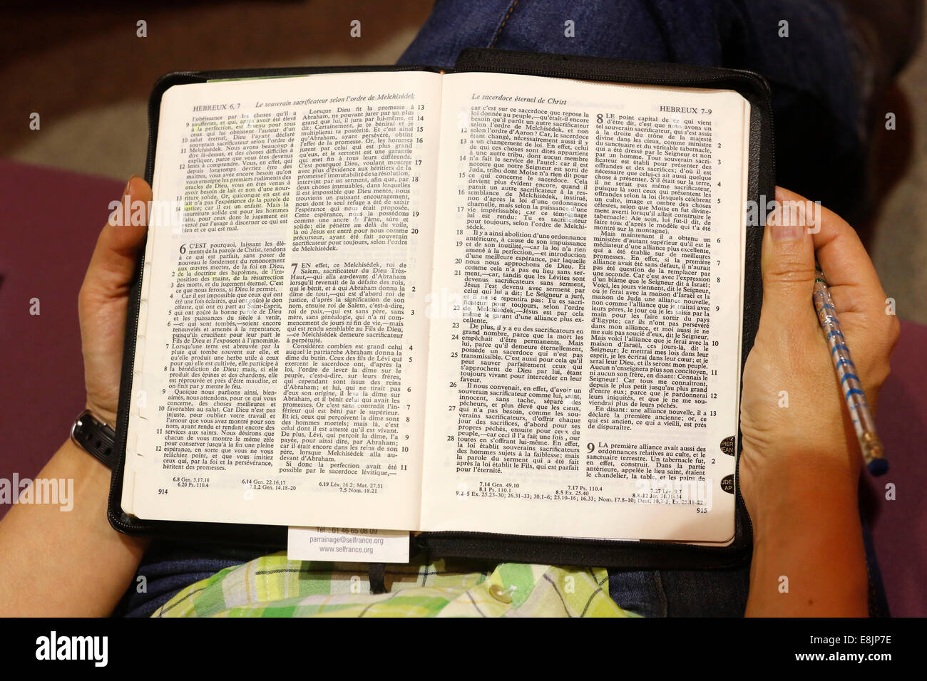 Bible study in a baptist church Stock Photo - Alamy