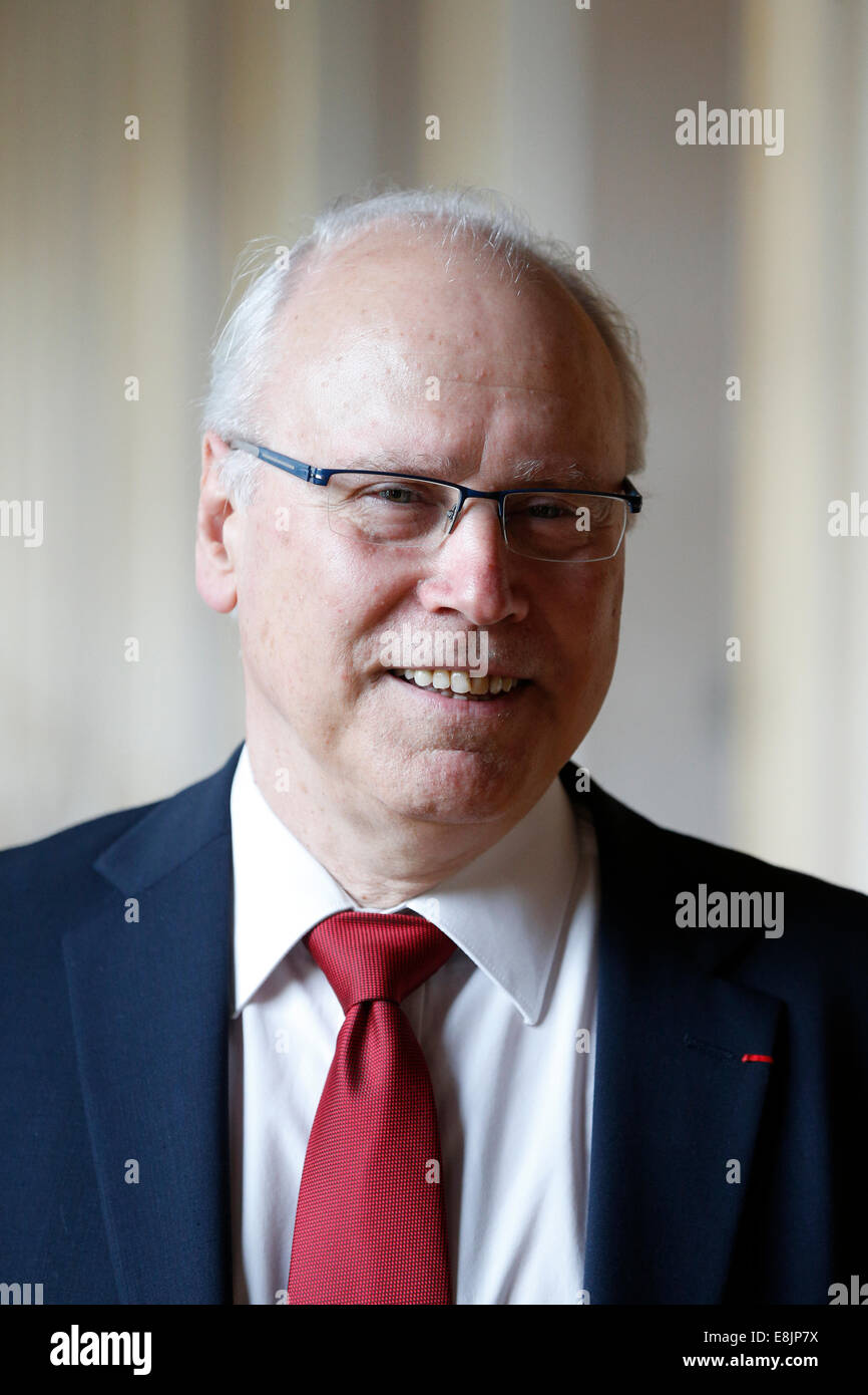 Protestant minister Claude Baty Stock Photo - Alamy