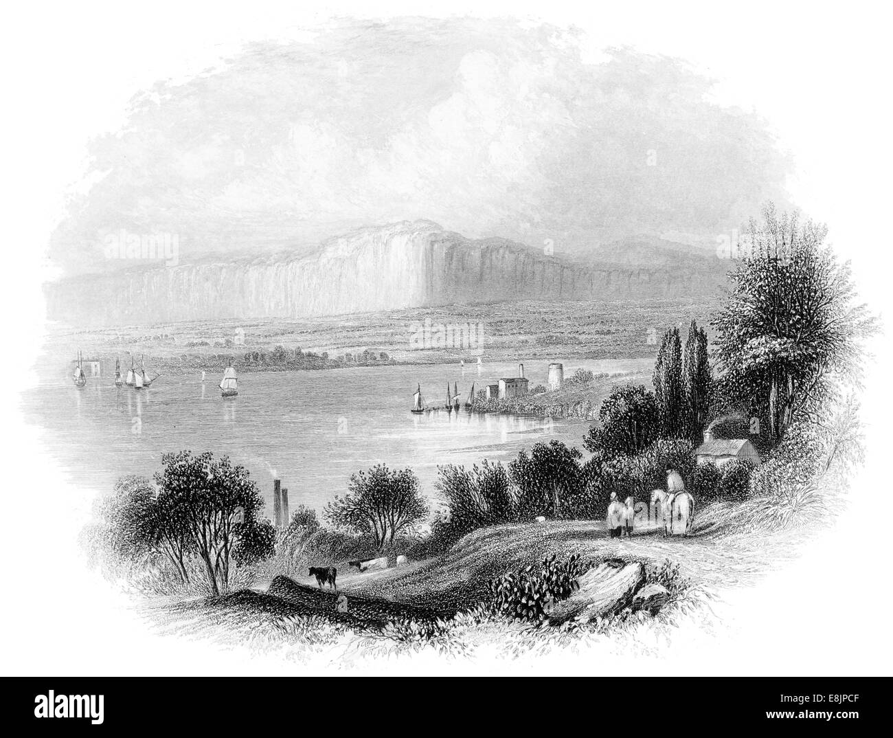 Old painting londonderry hi-res stock photography and images - Alamy