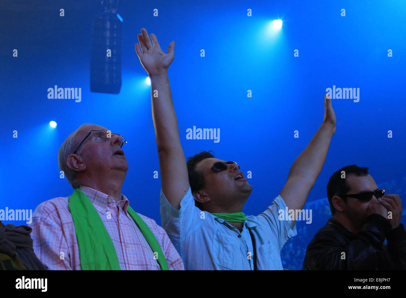 Protestant gathering in Paris-Bercy Stock Photo - Alamy