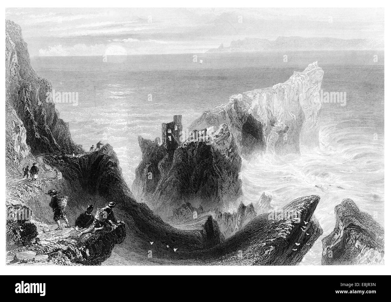 Kenbane castle old hi-res stock photography and images - Alamy