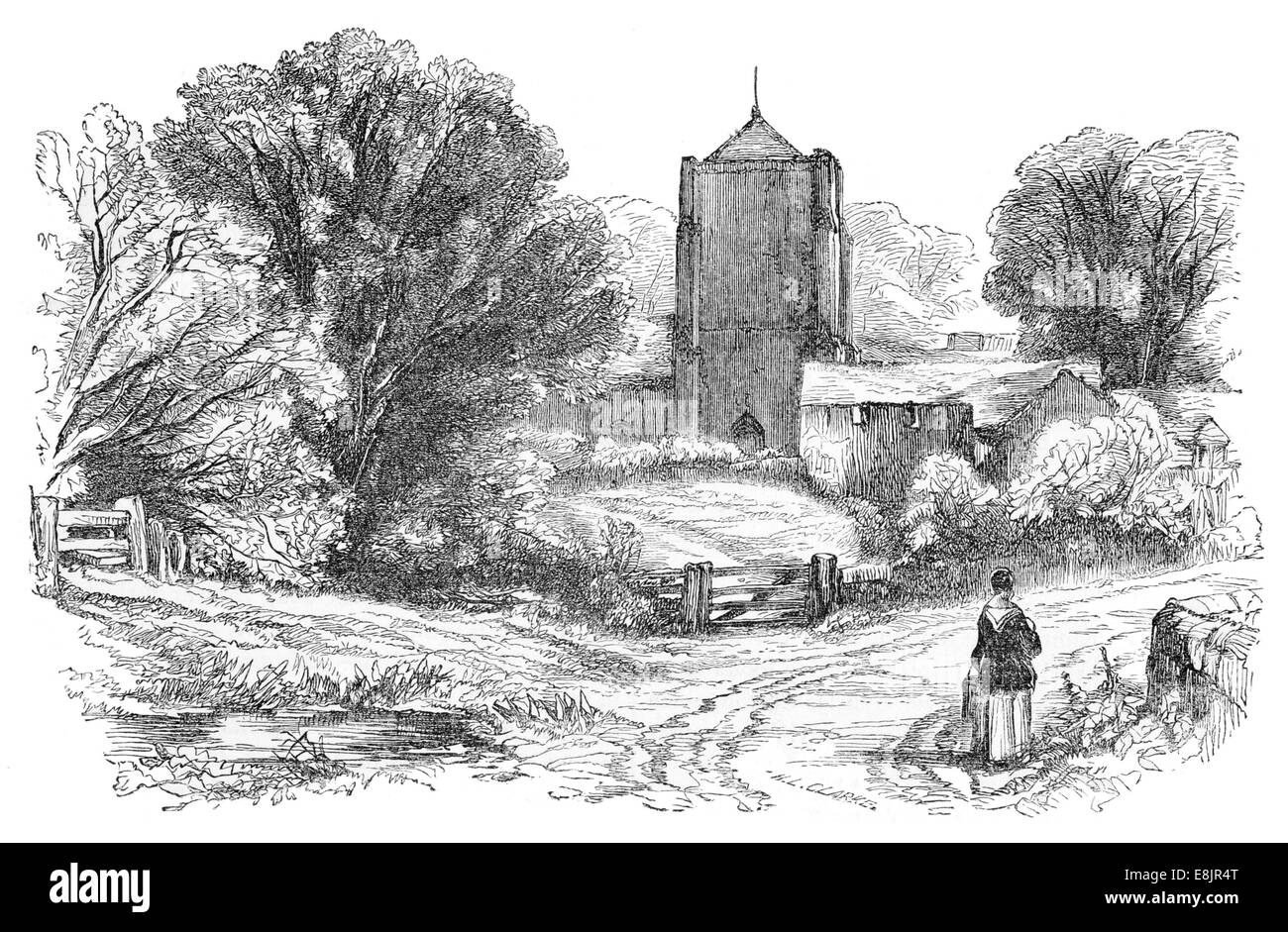 Beauchief Abbey Sheffield circa 1880 Stock Photo - Alamy