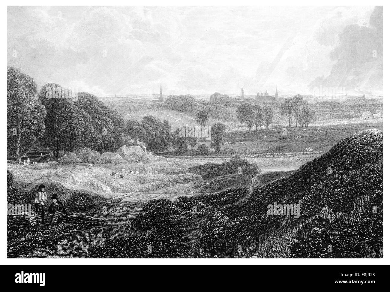 Birmingham circa 1890 Stock Photo - Alamy