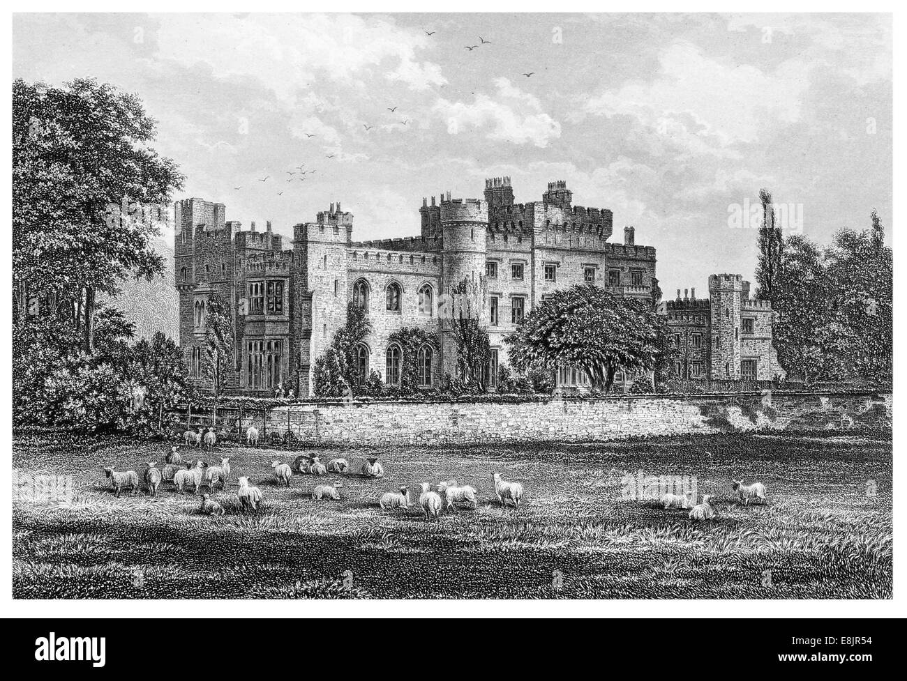 New Hawarden Castle Flintshire Wales UK British Prime Minister William ...