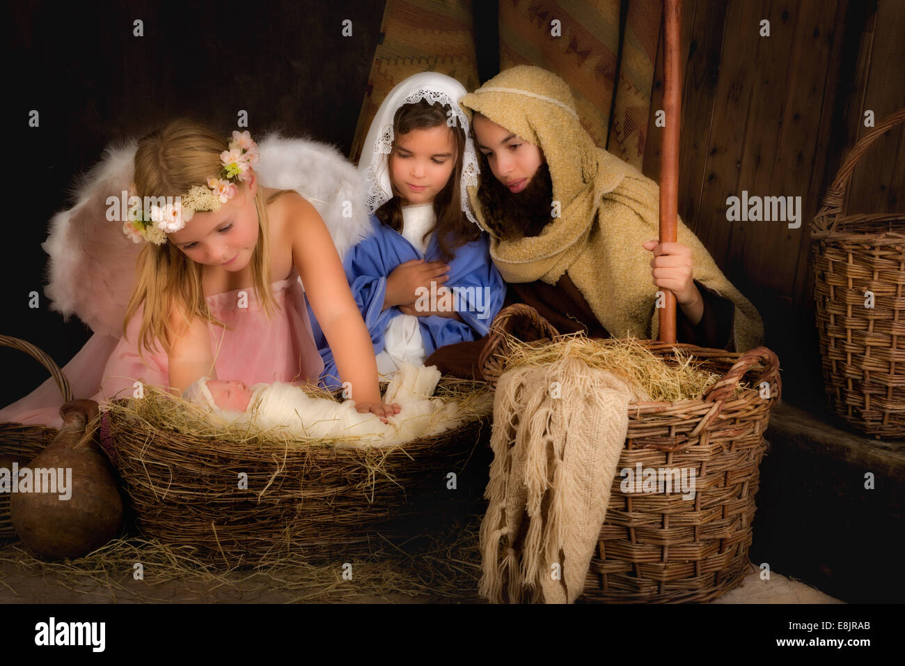 Nativity children hi-res stock photography and images - Alamy