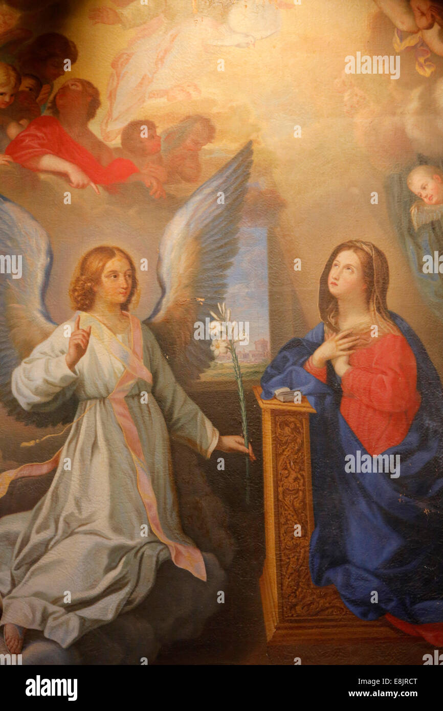 The annunciation painting hi-res stock photography and images - Alamy