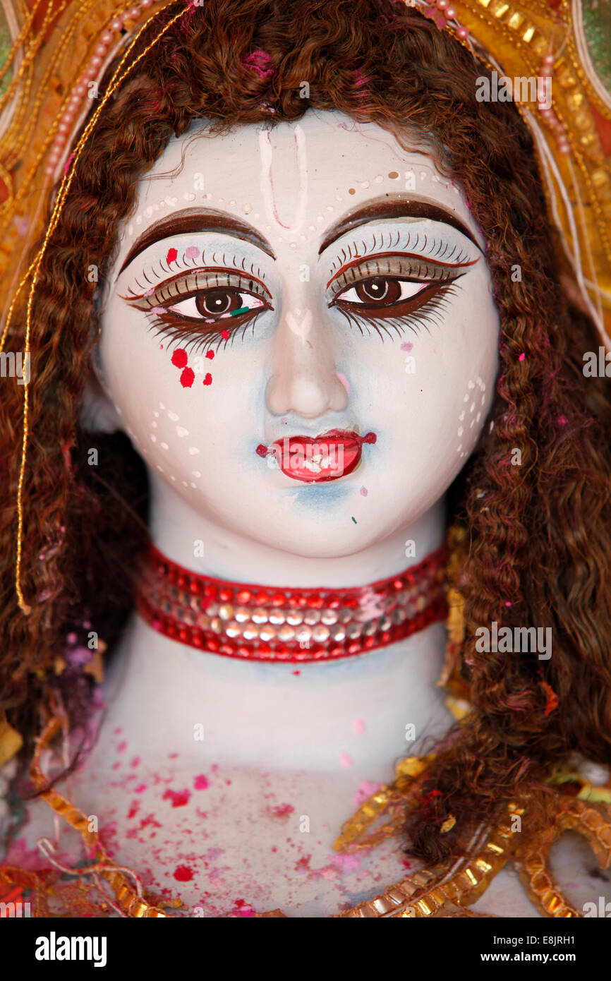 Hindu goddess Radha statue Stock Photo - Alamy