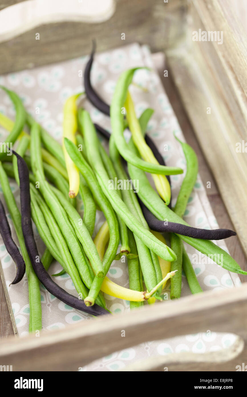 Green beans box hi-res stock photography and images - Alamy