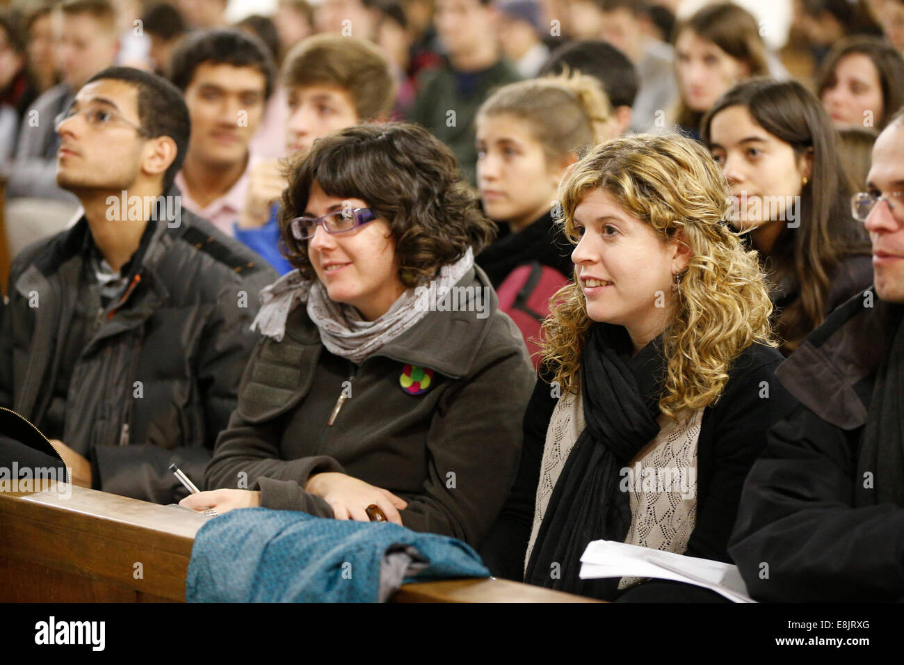 European Meeting of Taize Community Stock Photo - Alamy
