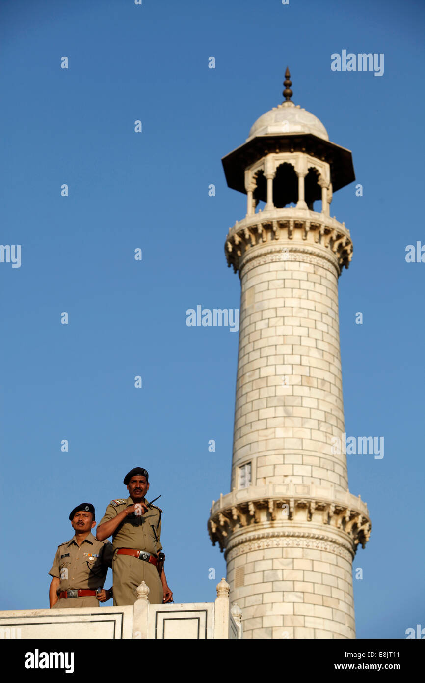 Security at the Taj Mahal Stock Photo - Alamy