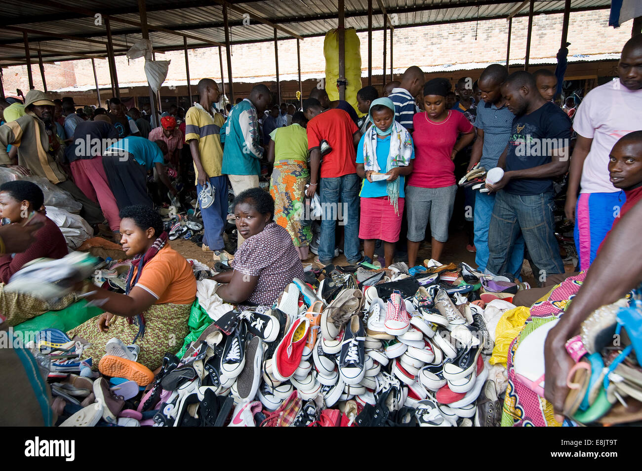 RWANDA, KIGALI: This is one of the biggest markets in the capital. One ...