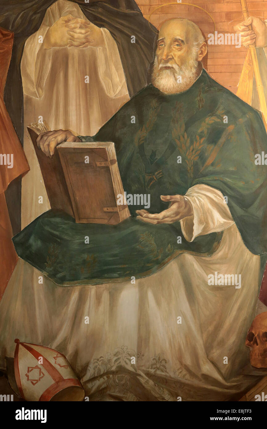 Pope reading the Bible Stock Photo - Alamy