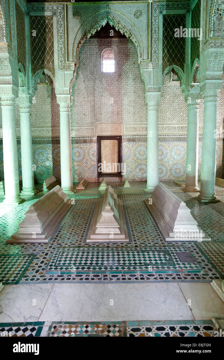 The Saadien tombs Stock Photo - Alamy