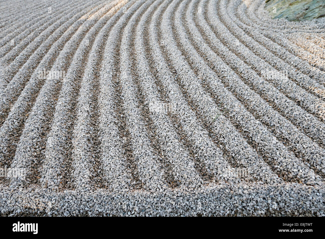 Japanese garden. Dry landscape Stock Photo - Alamy