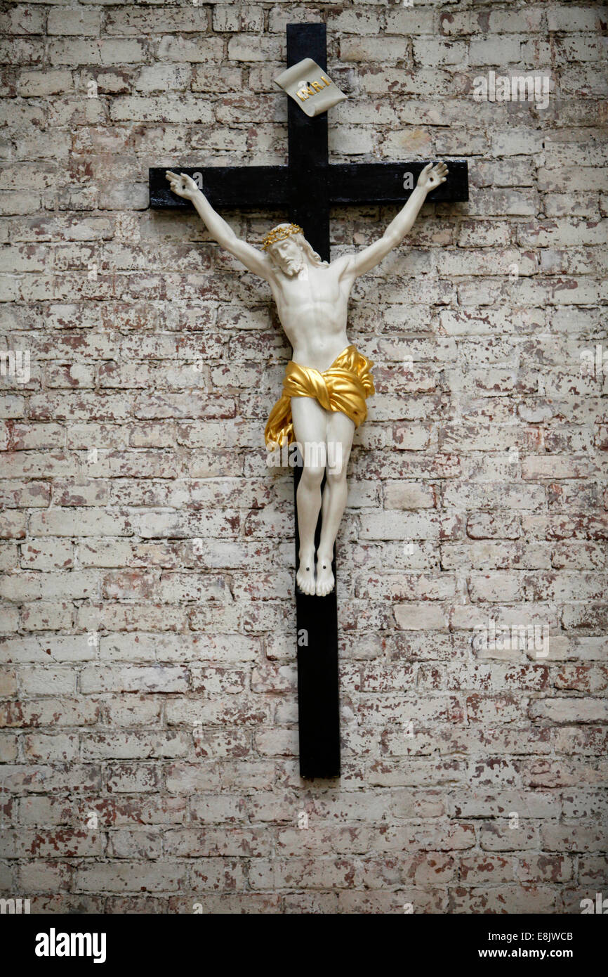 St Catherine's Roman Catholic Church. Crucifix Stock Photo: 74173803 ...