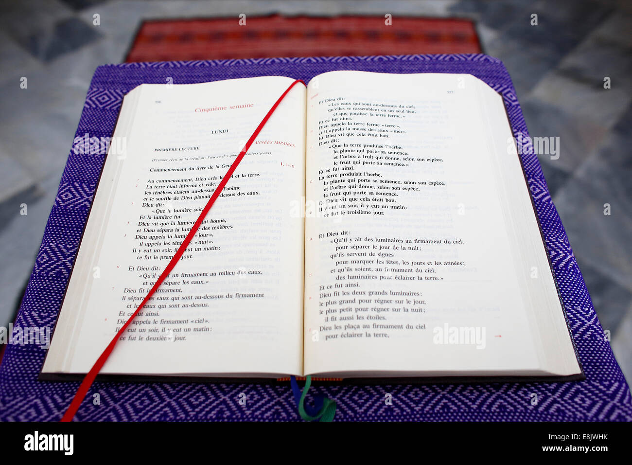 Catholic mass book Stock Photo - Alamy