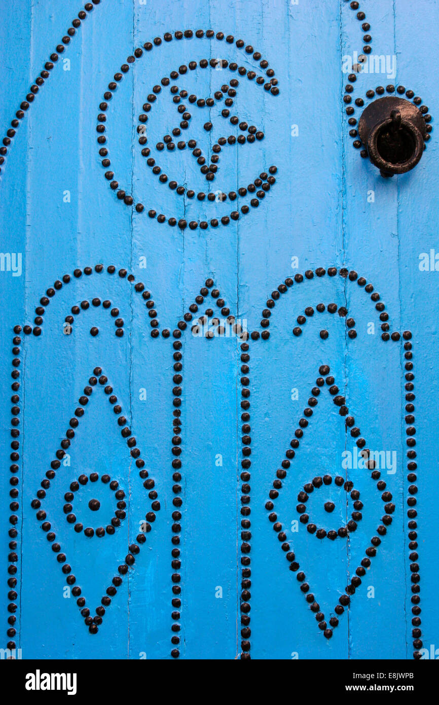 Sidi Bou Sa•d house door Stock Photo - Alamy