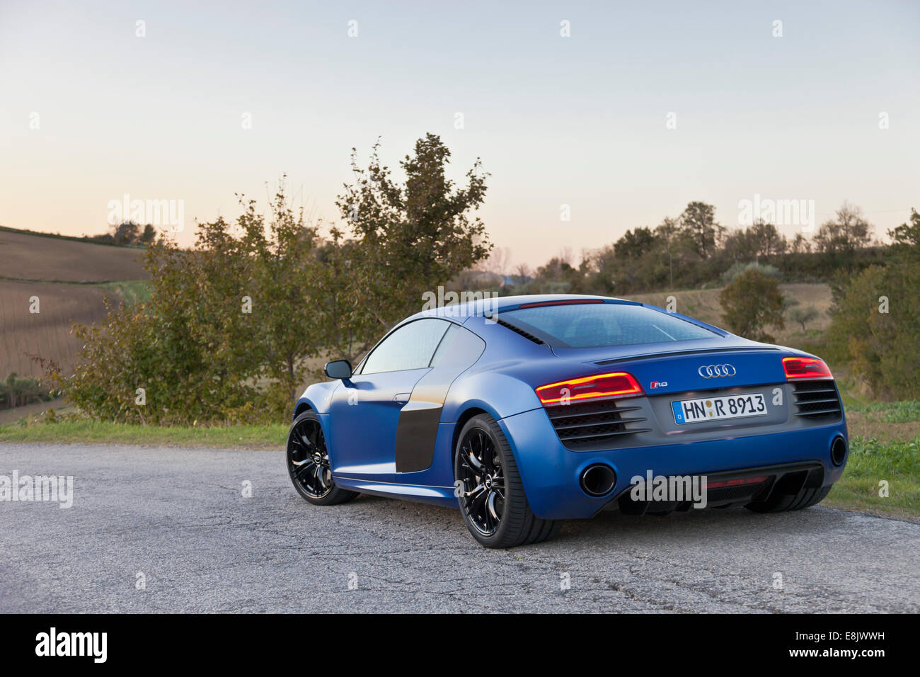 Audi R8 V10 Plus Stock Photo - Alamy