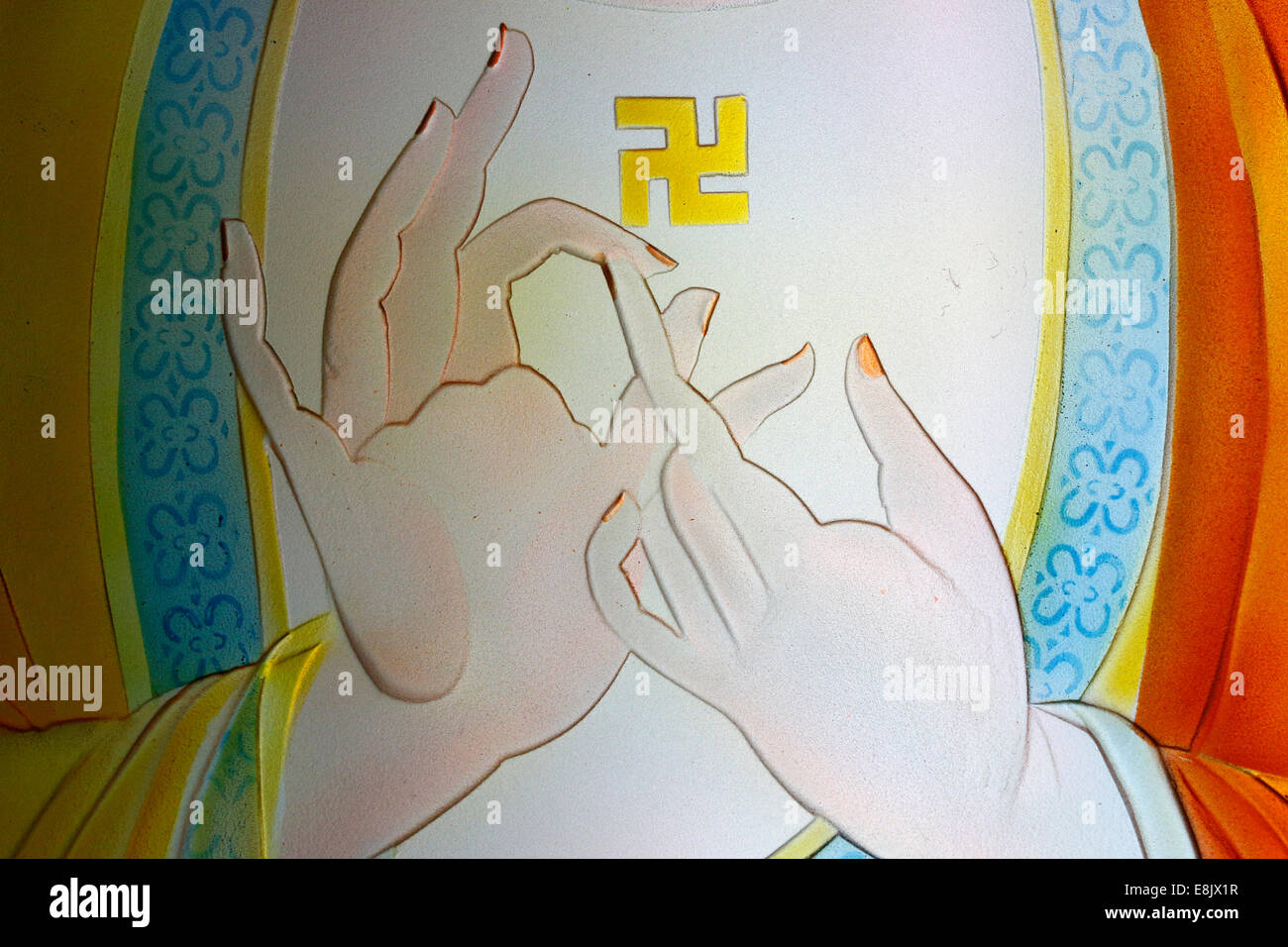 Buddhist symbol sign hi-res stock photography and images - Alamy