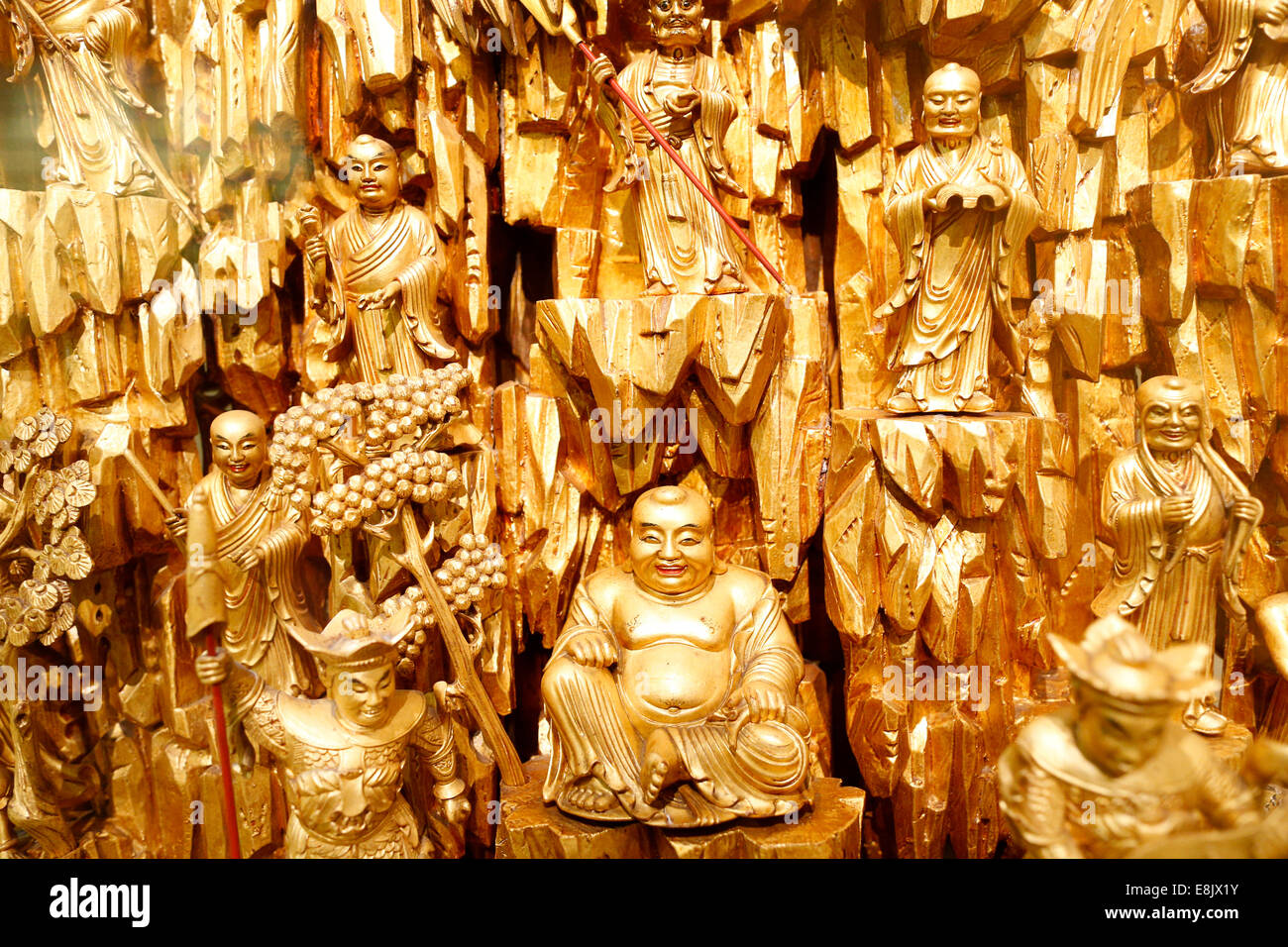 Buddha. Mahayana Buddhist Temple in Chinatown Stock Photo - Alamy