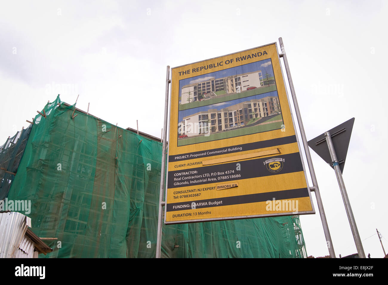 Rwanda construction site hi-res stock photography and images - Alamy