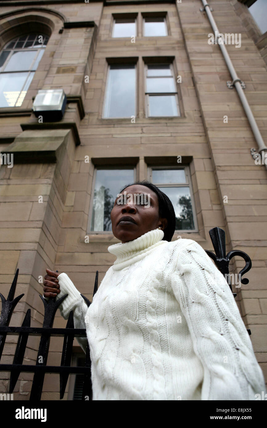 Mende Nazer at Manchester University where she was talking about her ...